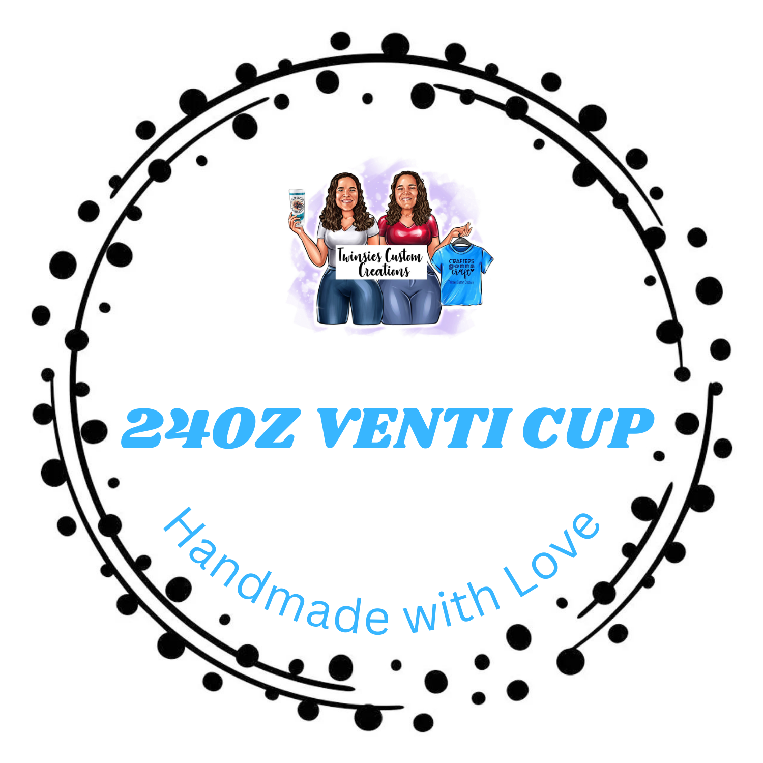 Reusable 24oz Cups – Twinsies Custom Creations